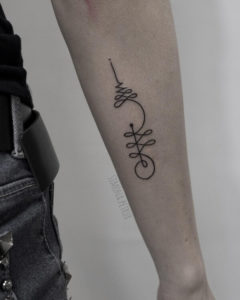 63 Unique Unalome Tattoo Designs With Meaning