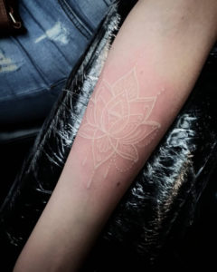 53 Beautiful White Ink Tattoo Designs And Ideas