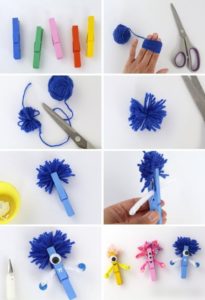 60 Easy Clothespin Crafts For Kids To Try – Artistic Haven