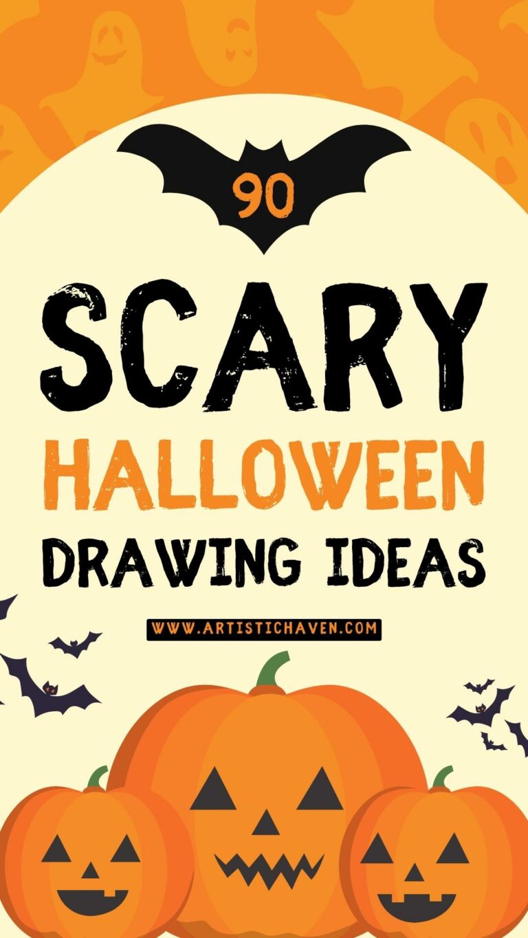 90 Scary Halloween Drawing Ideas to Haunt Your Art!