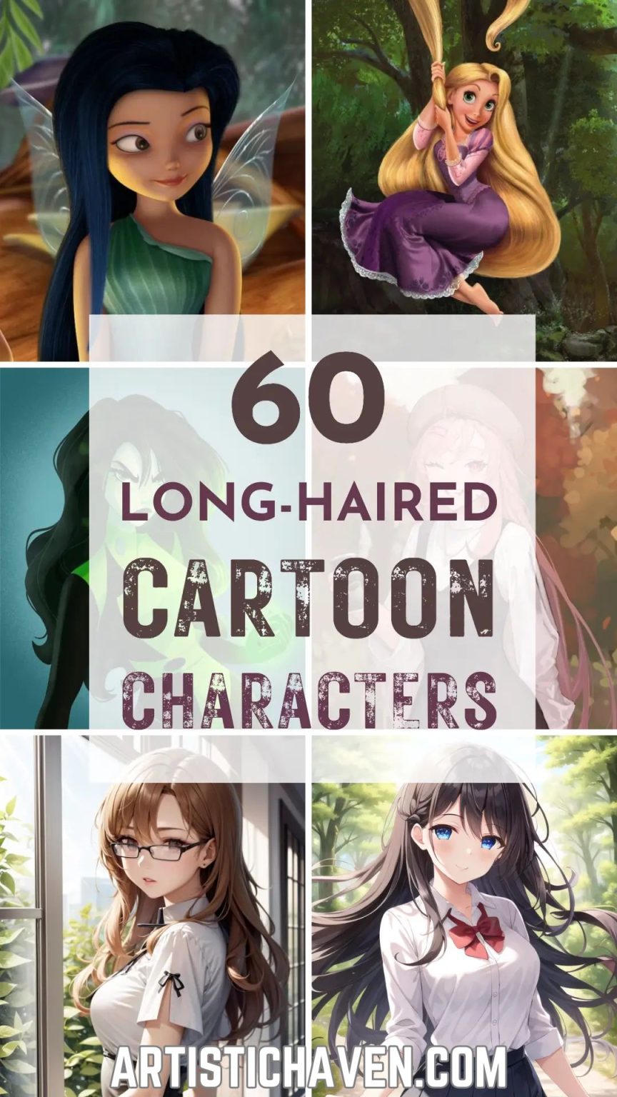 The 75 Best Cartoon Characters With Long Hair
