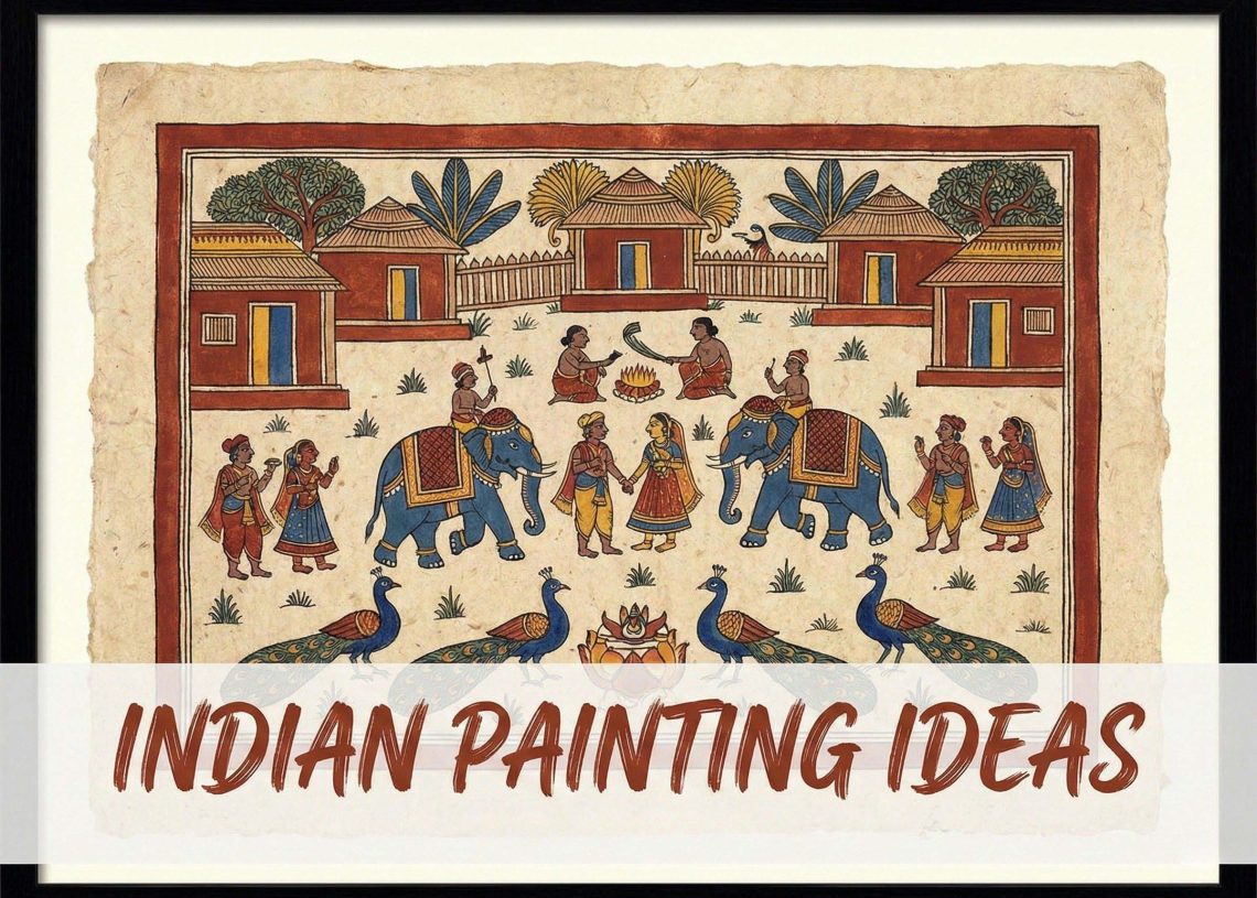 70 Easy Gond Painting Ideas for Beginners Indian Tribal Folk Art ...