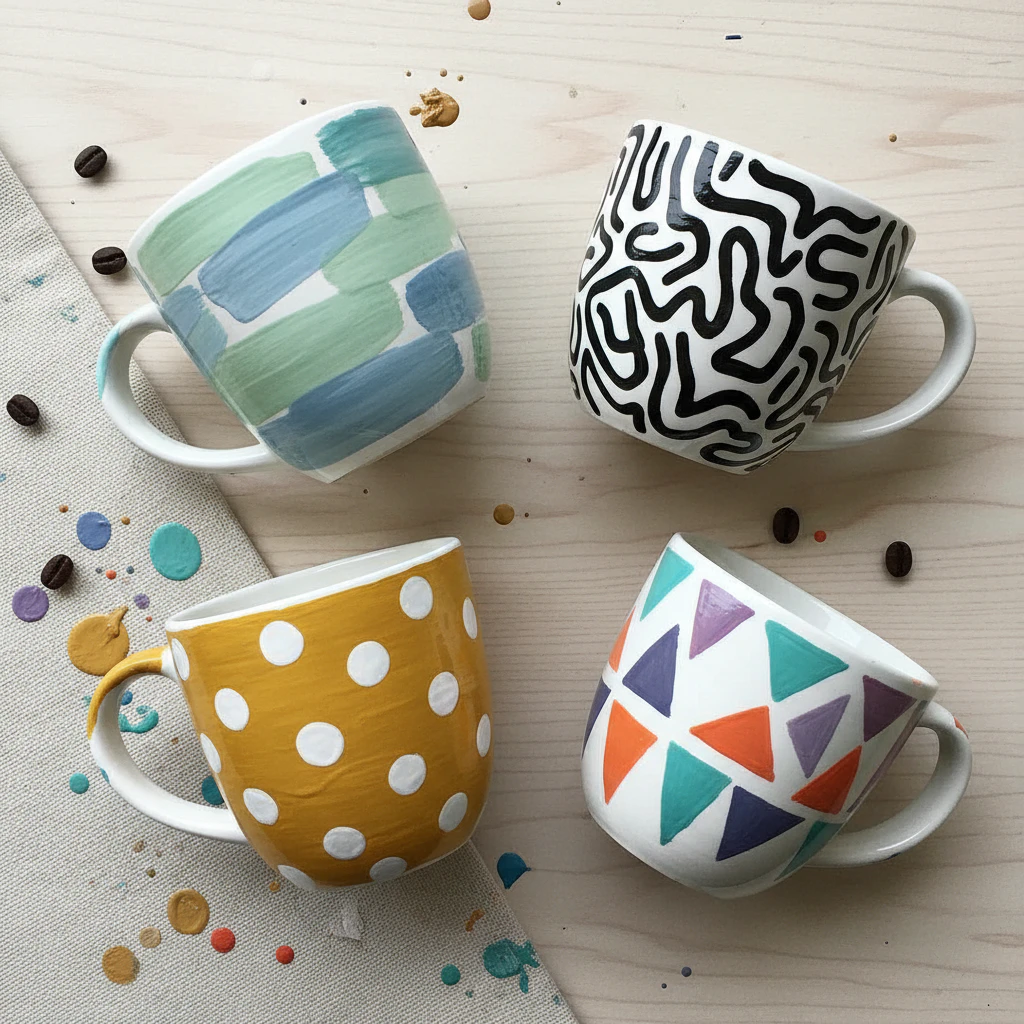 43 Easy Coffee Mug Painting Ideas for Beginners - Artistic Haven
