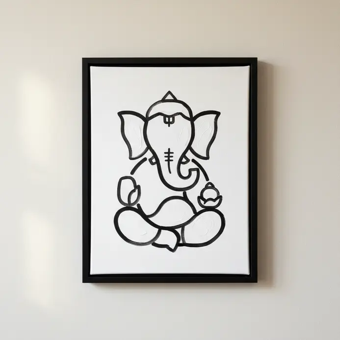15 Easy Ganesha Canvas Painting Ideas for Beginners - Artistic Haven
